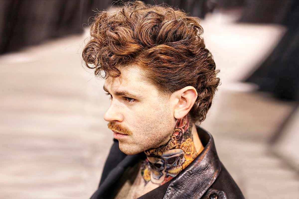 Style Your Curly Modern Mullet Haircut » Men's Guide